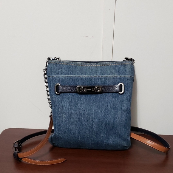 Coach | Bags | Coach Swagger Swingpack Stylish Rare Denim Crossbody Bag ...